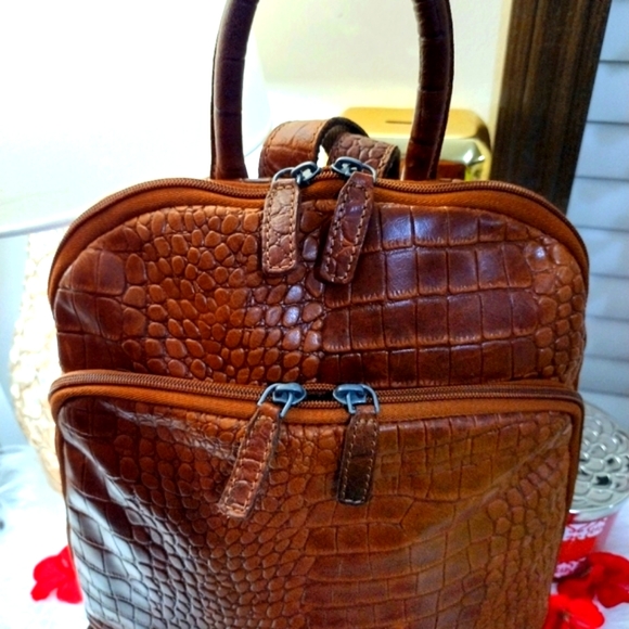 Jack Georges | Bags | Jack Georges Leather Backpack | Poshmark